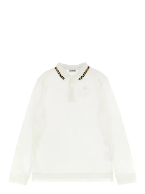 Burberry Johane' Polo Shirt - White