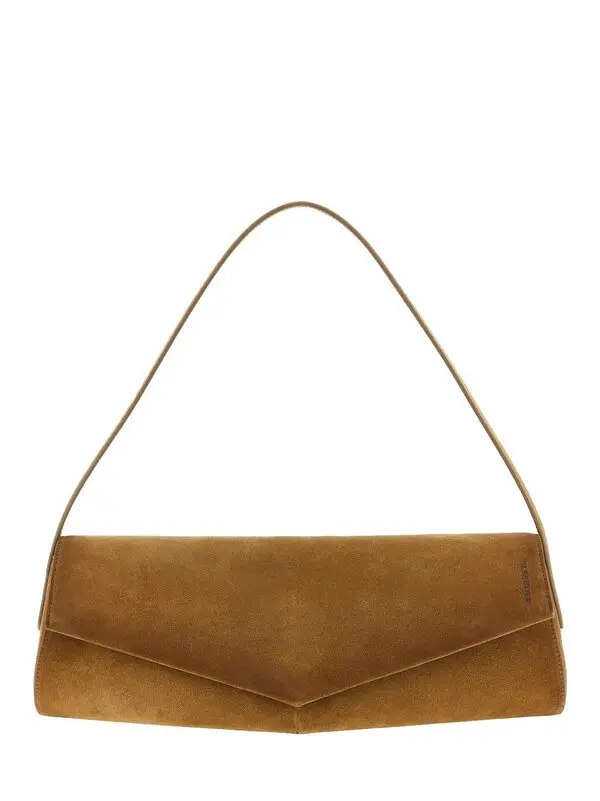JIL SANDER Kante' Shoulder Bag - Brown