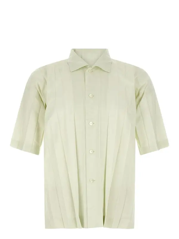 Issey Miyake Edge' Shirt - Green