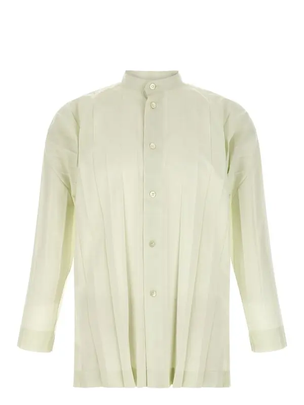 Issey Miyake Edge' Shirt - Green