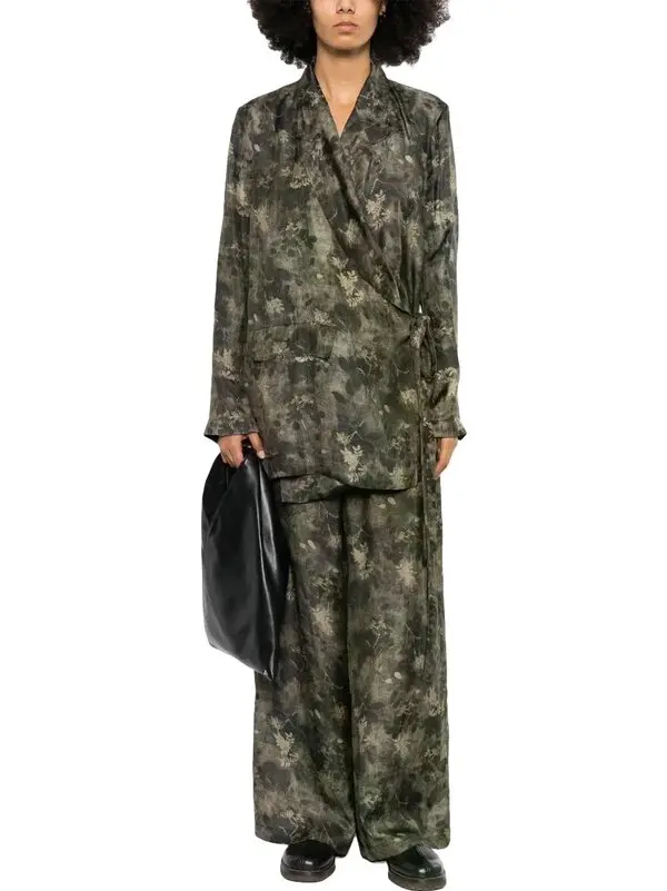 UMA WANG Pansy Pants - Green
