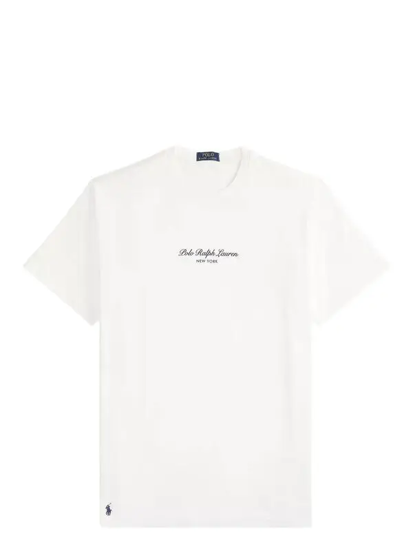 Polo Ralph Lauren Logo-print Crew-neck T-shirt - White
