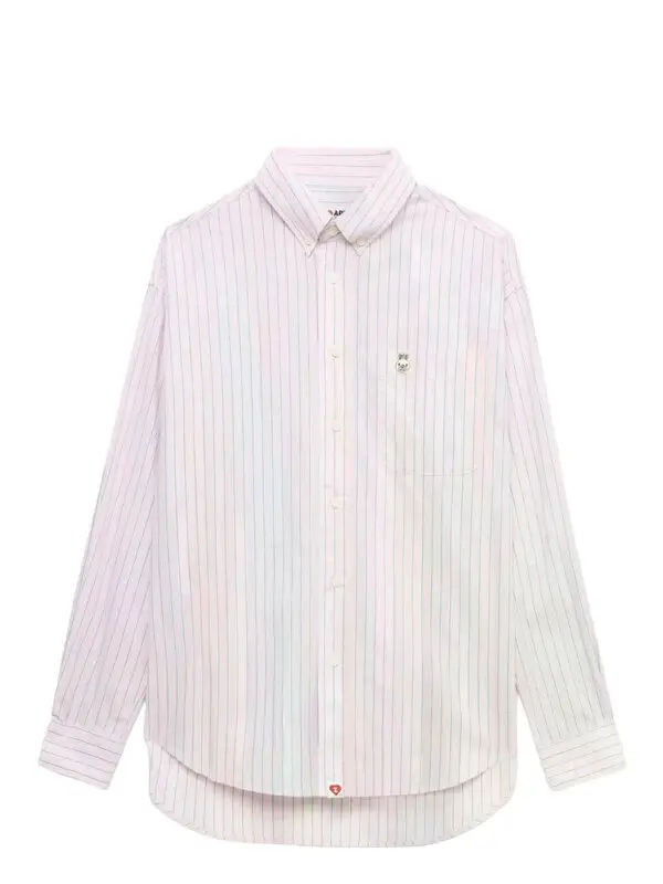 APEE™ BY *A BATHING APE® Baby Doppy Striped Cotton Shirt - Pink