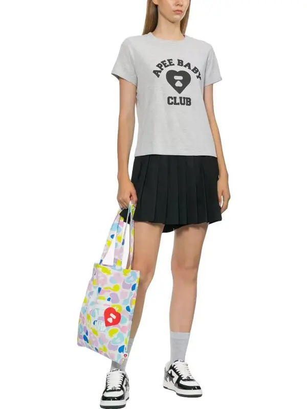 APEE™ BY *A BATHING APE® Apee™ A Bathing Ape® Heart Logo T-shirt - Grey
