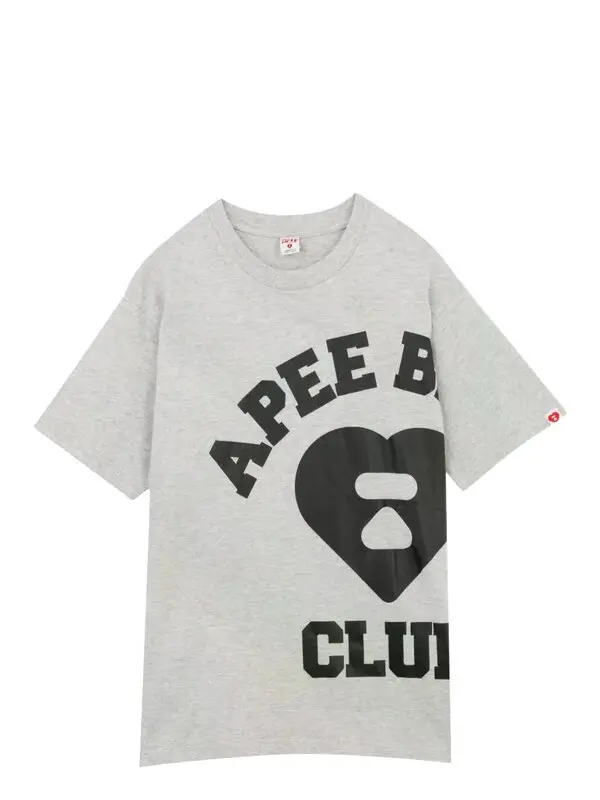 APEE™ BY *A BATHING APE® Heart Logo T-shirt - Grey