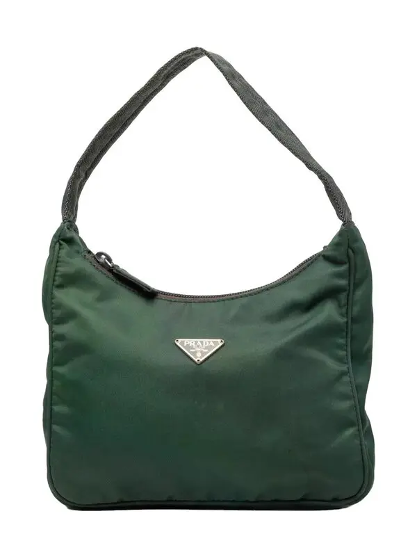 Prada 2019-2026 Mini Tessuto Re Edition 2000 Shoulder Bag - Green
