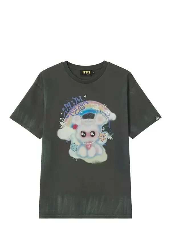 MINI CREAM Graphic Print T-shirt - Grey