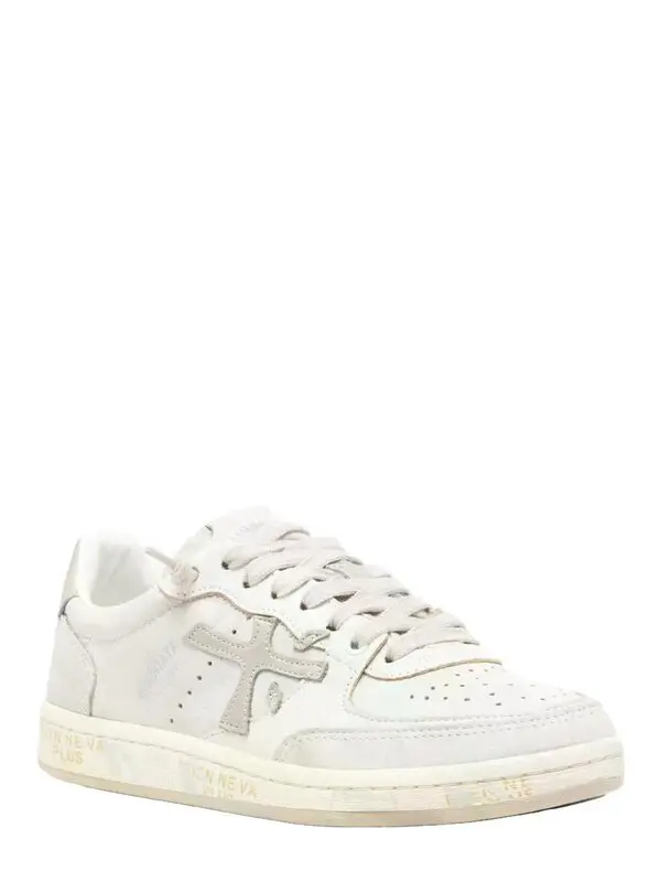 Premiata Logo-patch Sneakers - Grey