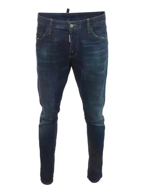Dsquared2 Skinny Dan Distressed Jeans - Blue