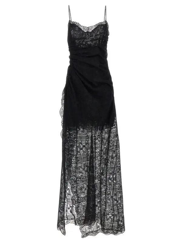 Ermanno Scervino Majolica Lace Dress - Black
