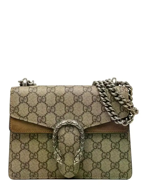Gucci 2016-2026 Small Gg Supreme Dionysus Crossbody Bag - Neutrals