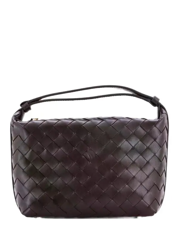 Bottega Veneta Wallace Intrecciato Nappa Mini Shoulder Bag - Brown