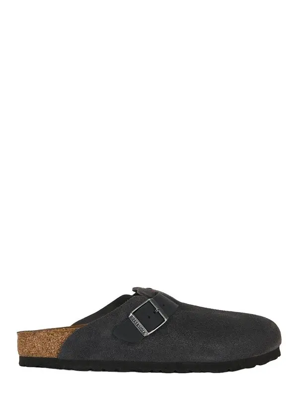 BIRKENSTOCK Boston In Taupe - Charcoal