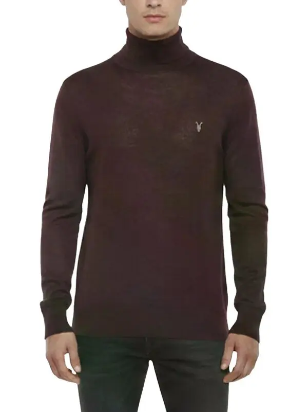 ALLSAINTS Mode Merino Roll-neck Sweater - Red