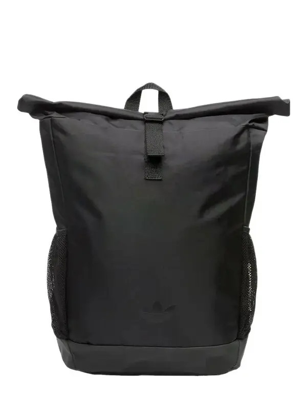 Adidas Roll-top Buckle-fastening Backpack - Black