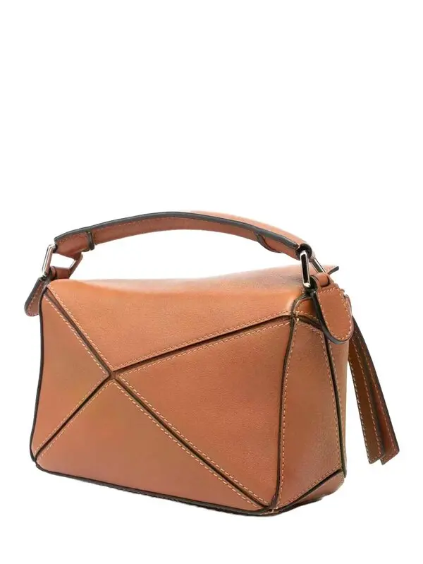 Loewe 2021 Mini Calfskin Puzzle Satchel - Brown