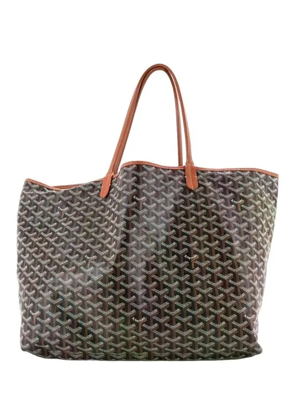 Goyard Saint Louis Coated Canvas Gm Tote Bag - Brown