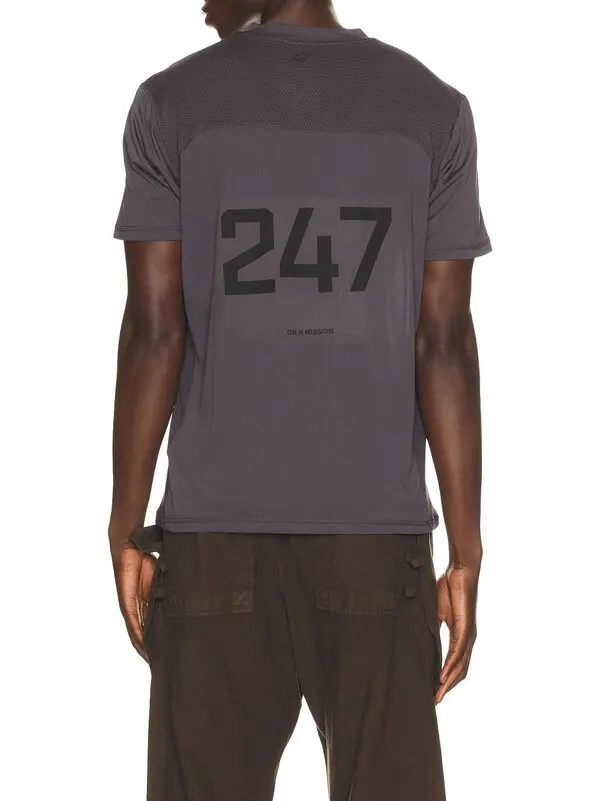 247 BY REPRESENT Numbers Tee In Grey - Graphene