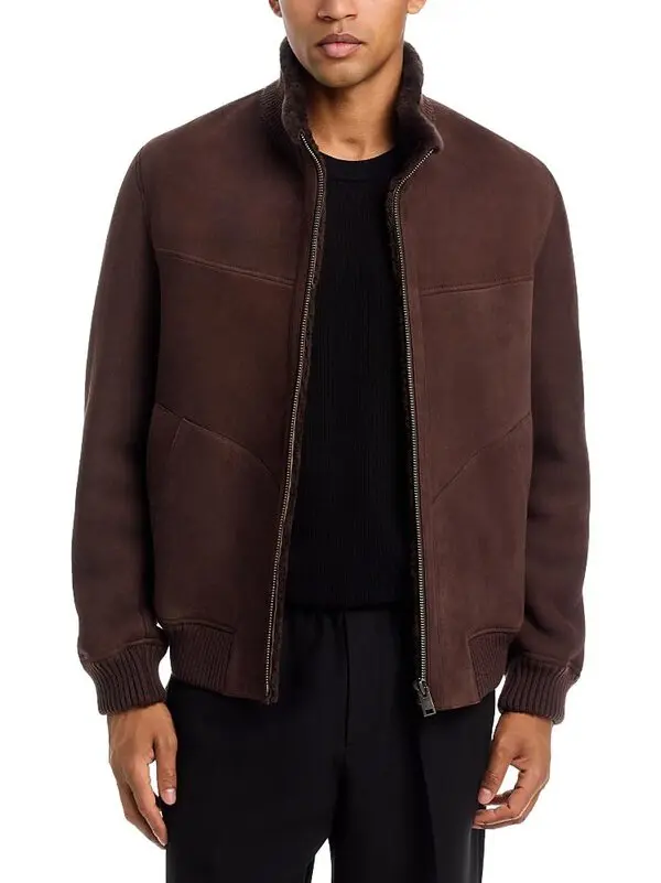 ARMA Arek Merinillo Alba Leather Jacket - Mud Brown