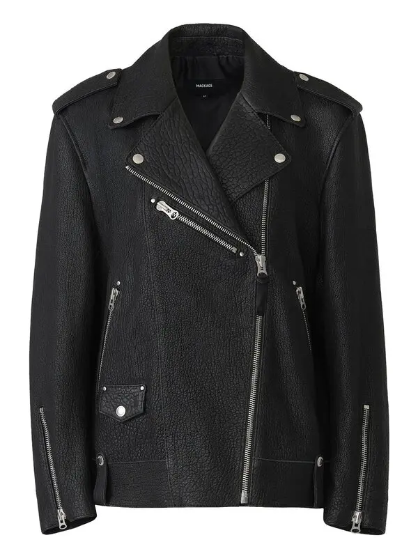 Mackage Cass-pb Moto Jacket - Black