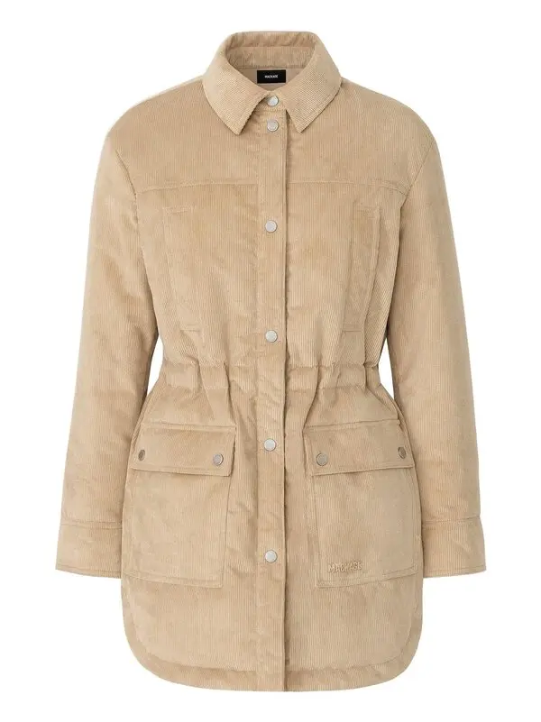 Mackage Kaethe-cdy Corduroy Shirt Jacket - Coffee