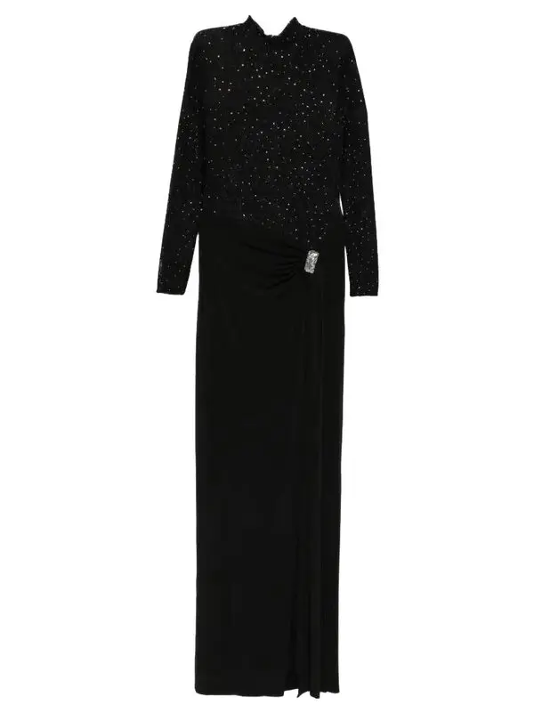 NISSA Long Sleeve Gown - Multicolor