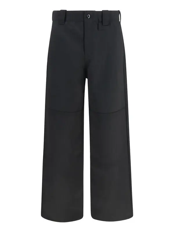 Kenzo Reinforced Virgin Wool Chino Pants - Black