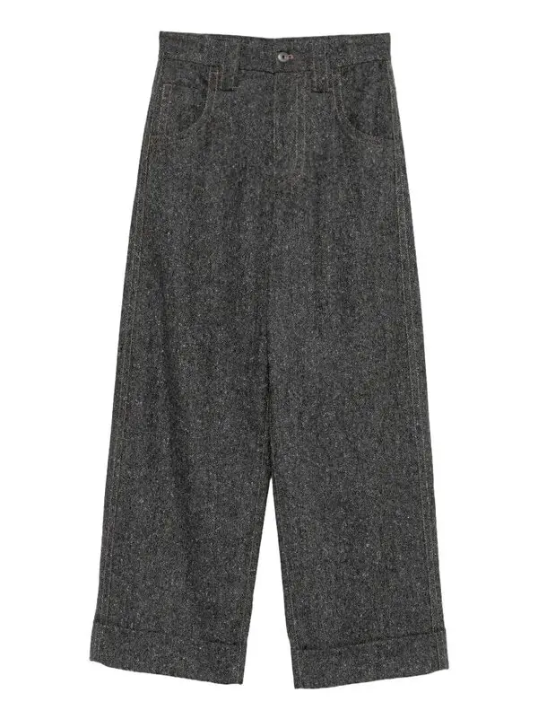 Brunello Cucinelli Wool Trousers - Multicolor