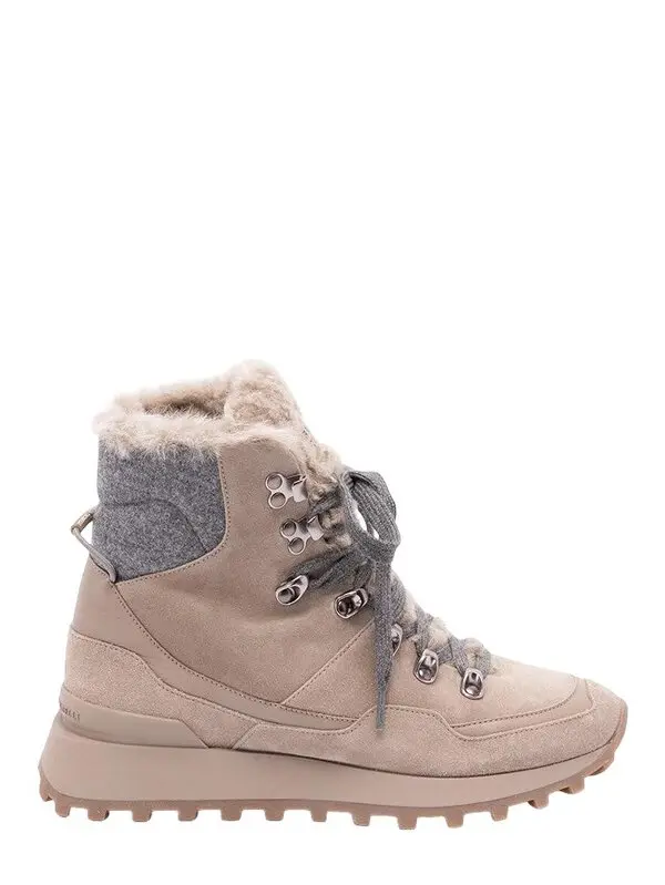 Brunello Cucinelli Calf Leather Ankle Boots - Multicolor