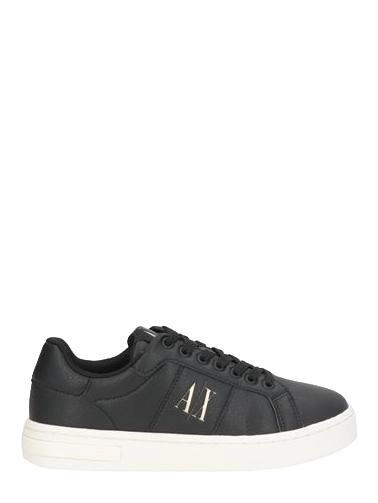 Armani Exchange Sneakers Size Textile Fibers - Black