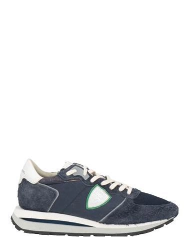 Philippe Model Sneakers Size Leather, Textile Fibers - Navy