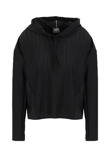 PUMA Train Flawless Pullo Sweatshirt Size Polyester, Elastane - Black