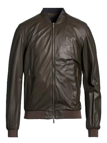 MOORER Jacket Size Polyamide, Polyurethane - Brown