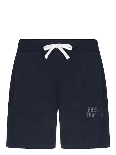FREDDY Cotton Elastane Jersey Bermuda Shorts - Blue