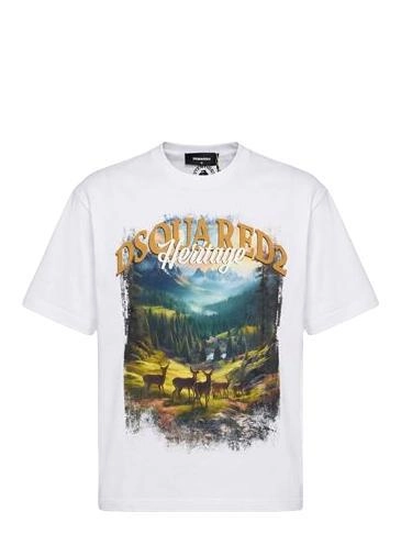 Dsquared2 T-shirt Size Cotton - White