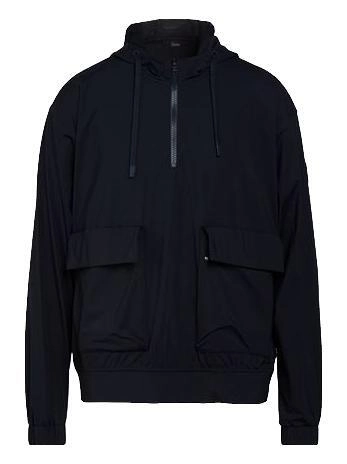 Herno Polyamide Elastane Anorak Jacket - Blue