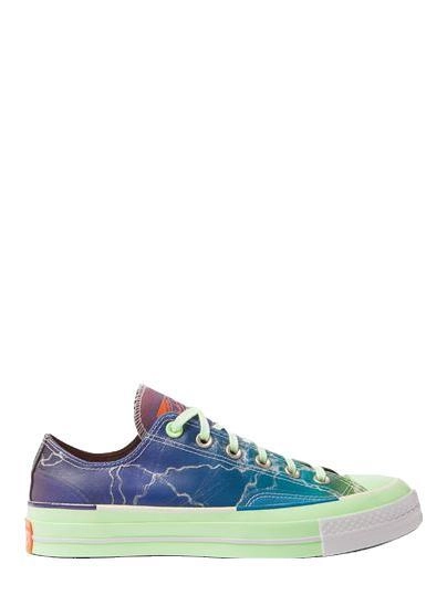 CONVERSE X PIGALLE Sneakers Size Synthetic Fibers, Textile Fibers - Blue