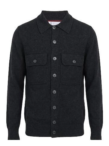 Brunello Cucinelli Cardigan Size Cashmere - Grey