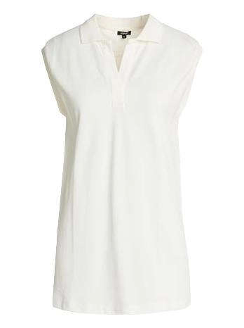 Aspesi Sleeveless Piqué Polo Shirt - White