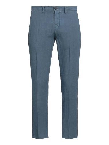HARMONT & BLAINE Pants Turquoise Size Linen - Blue