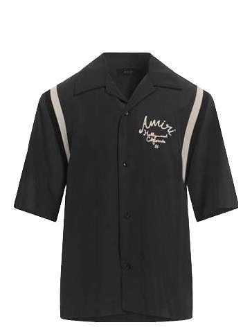 Amiri Shirt Size Viscose, Polyester, Cotton, Polyamide, Elastane - Black