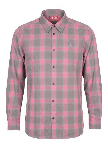 DIESEL® Shirt Size Cotton, Rayon - Grey