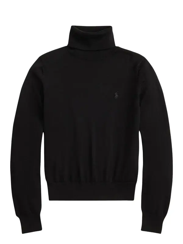 Polo Ralph Lauren Wool Rollneck Sweater - Black