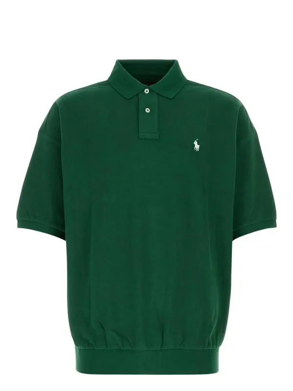 Polo Ralph Lauren Oversized Logo-embroidered Polo Shirt - Green