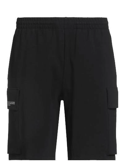 PANGAIA Shorts & Bermuda Shorts Size Organic Cotton, Cotton, Lycra - Black
