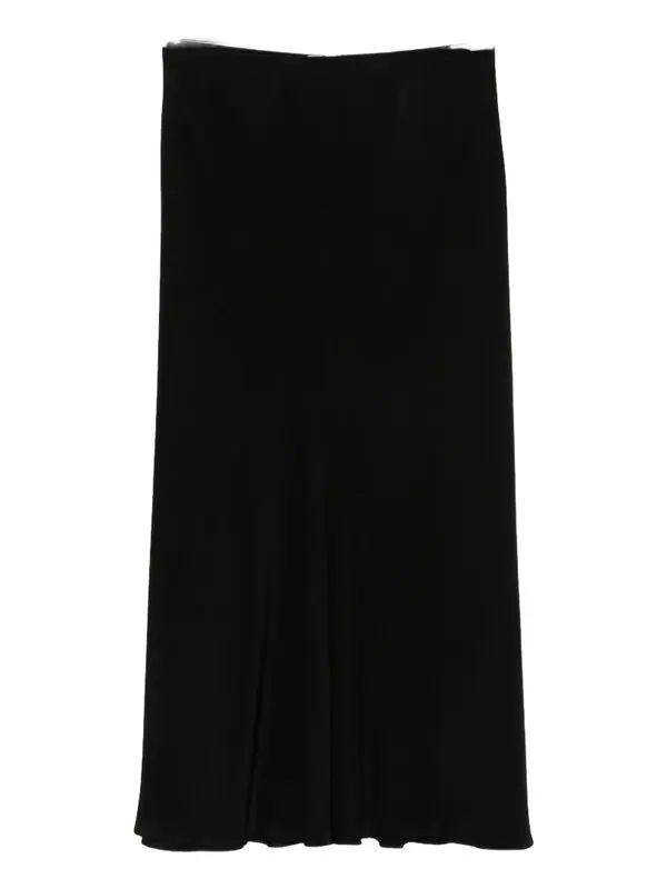 THE ROW Bakura Silk Skirt - Black