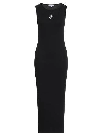 JW Anderson Midi Dress Size Cotton - Black