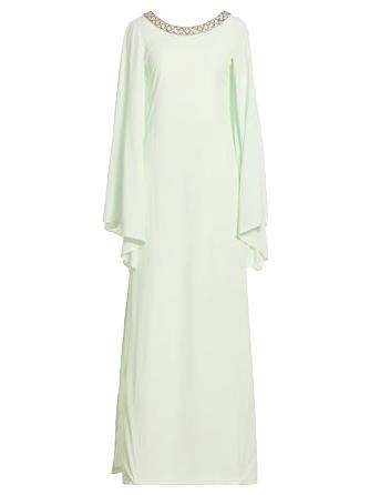Amen Maxi Dress Light Size Acetate, Silk, Elastane - Green