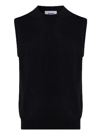 Alpha Studio Sweater Size Wool - Black