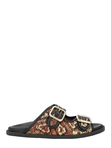 Momoni Sandals Size Viscose, Acrylic, Polyester, Polyurethane - Brown